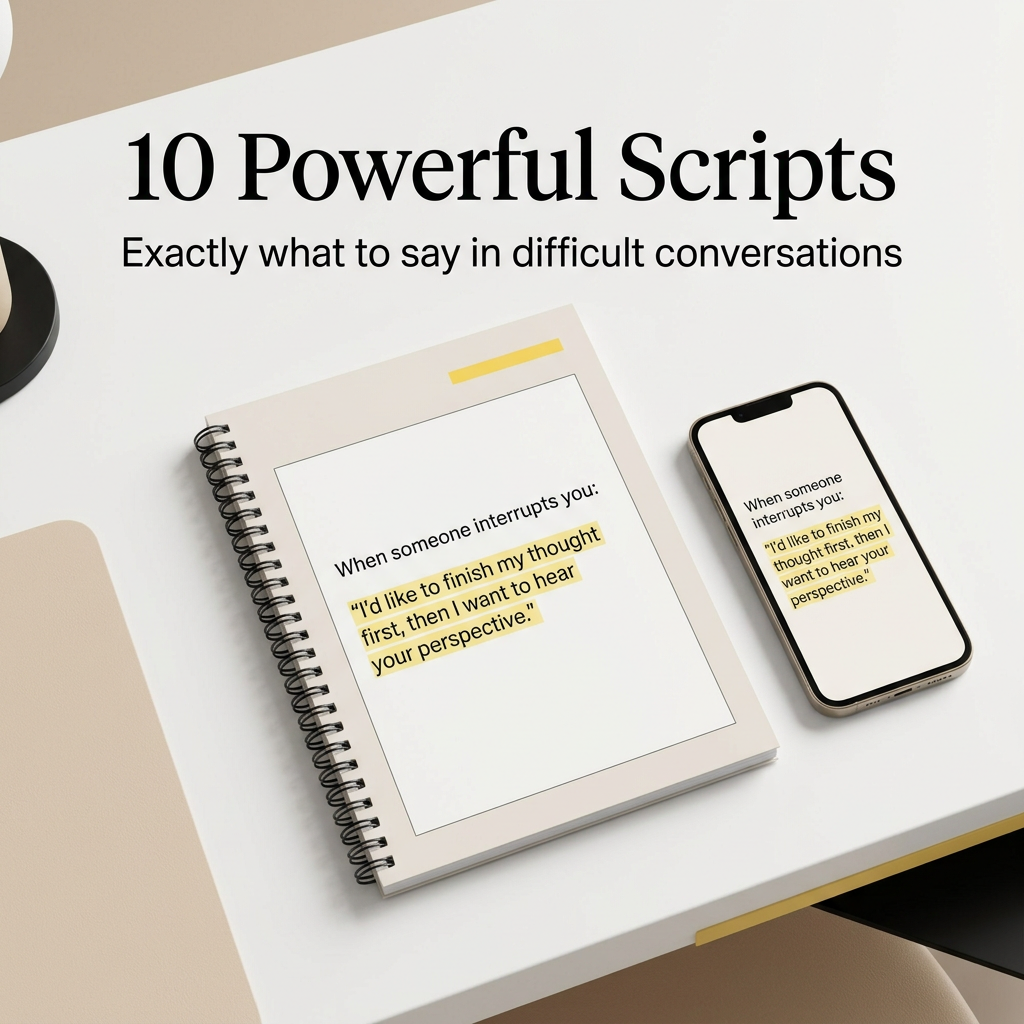 10 Powerful Scripts for Handling Difficult Conversations - MIND FOR LIFE
